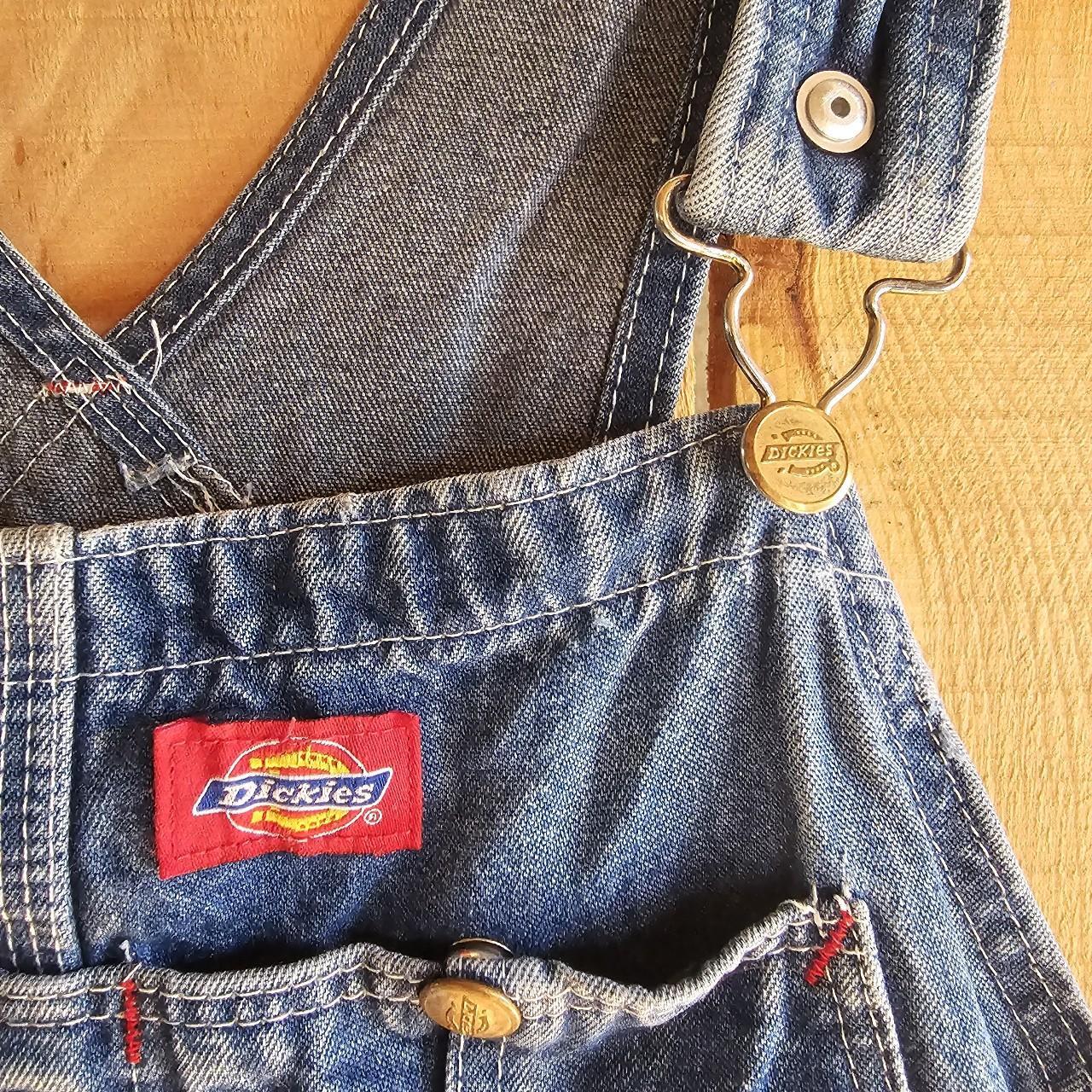 Vintage Dickies Overalls 40x30 Perfectly Distressed.... - Depop