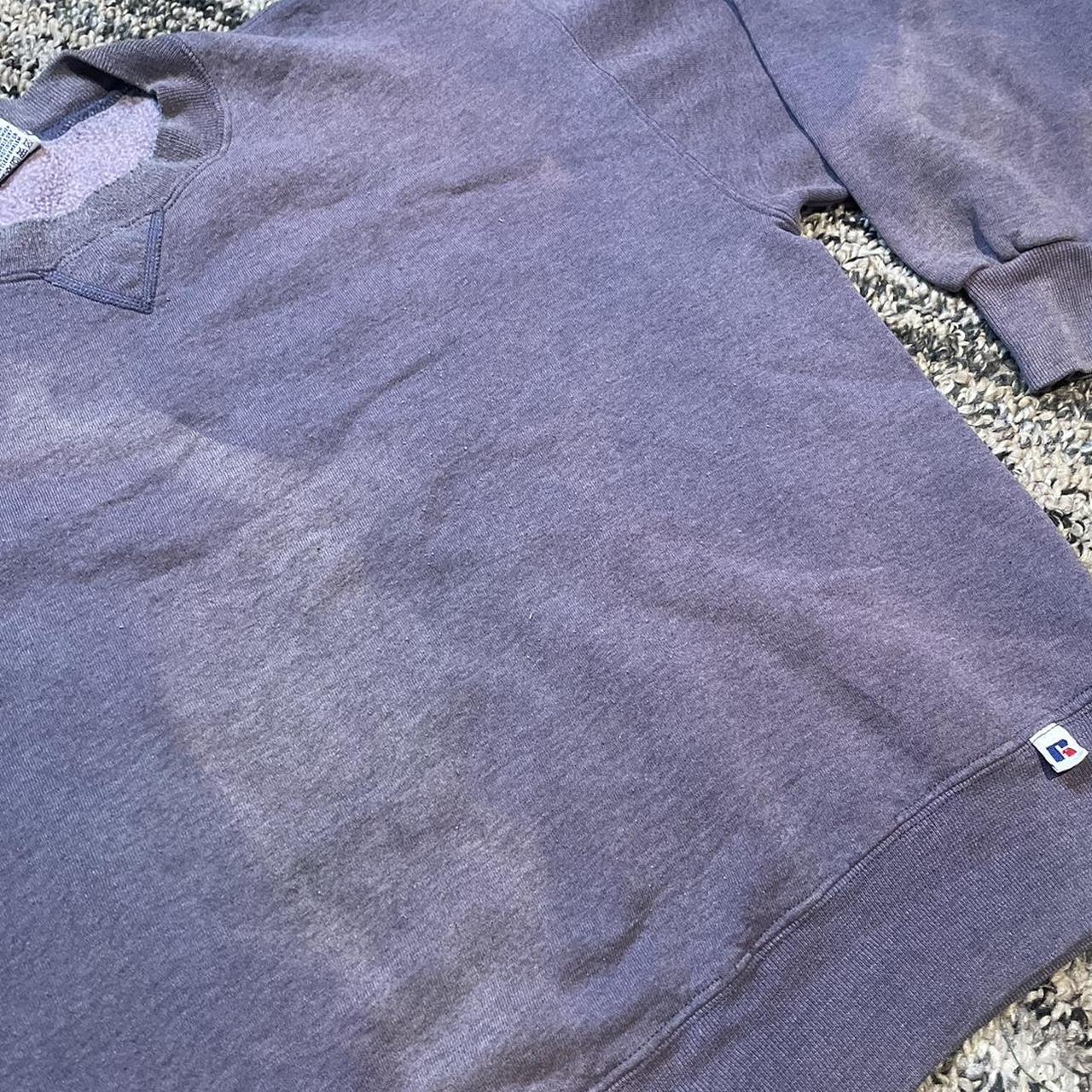 90s Russell Blank Beautiful Fading on This... - Depop