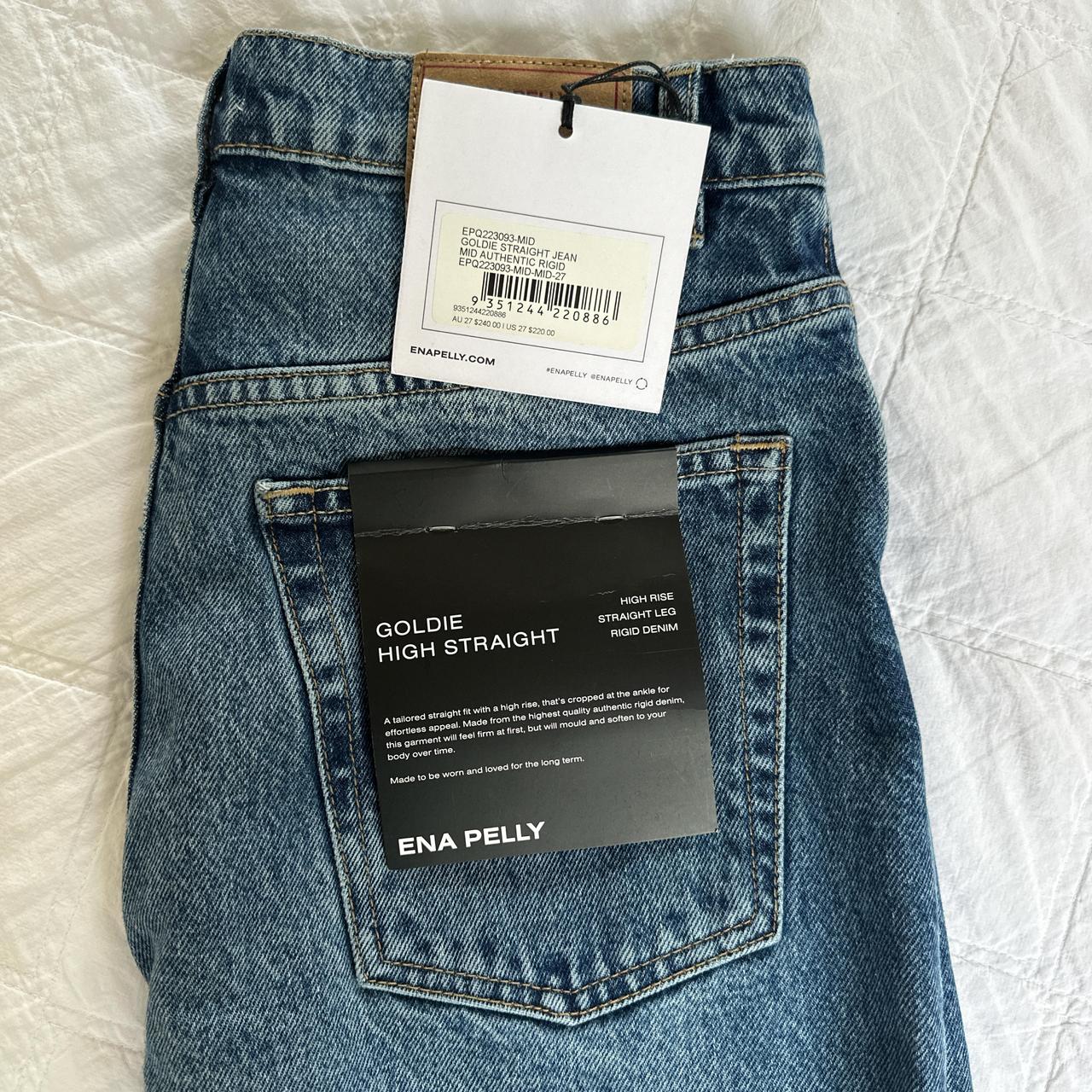 ENA PELLY Goldie Straight Jean - Mid Authentic Rigid... - Depop