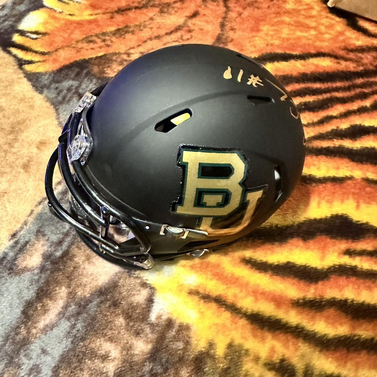 Baylor Bears signed mini helmet Jeremy Bulloch with... - Depop