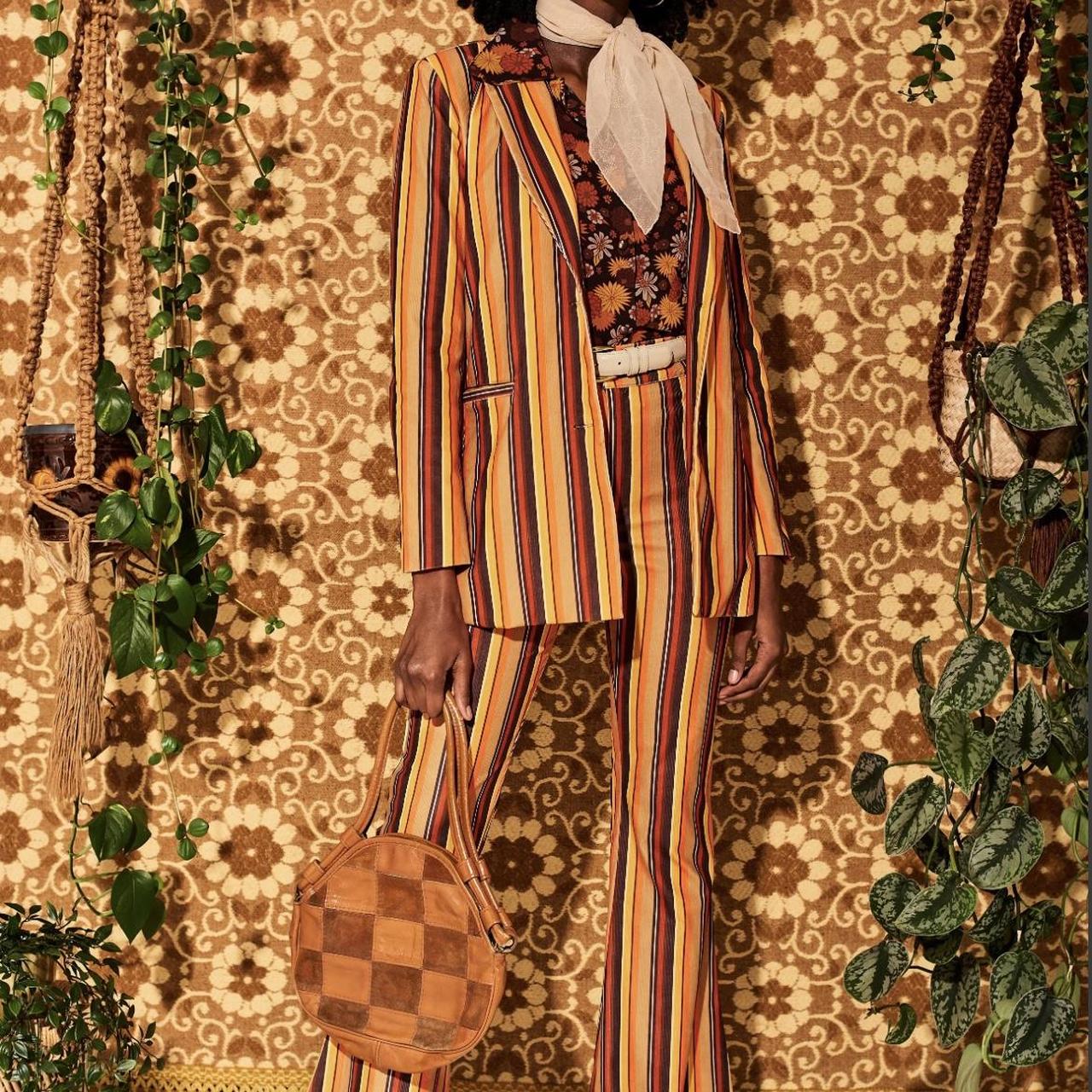 The hippie shake like a rolling stone striped... - Depop