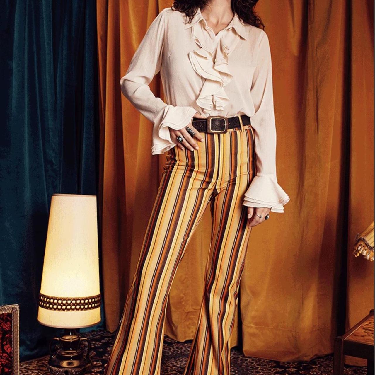 The hippie shake like a rolling stone striped... - Depop