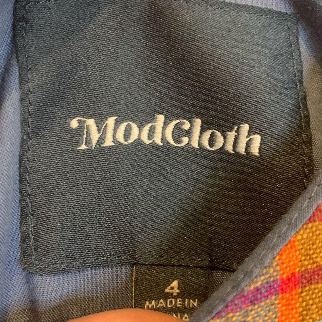 ModCloth Plaid Pleated A-line Dress in multi colors.... - Depop