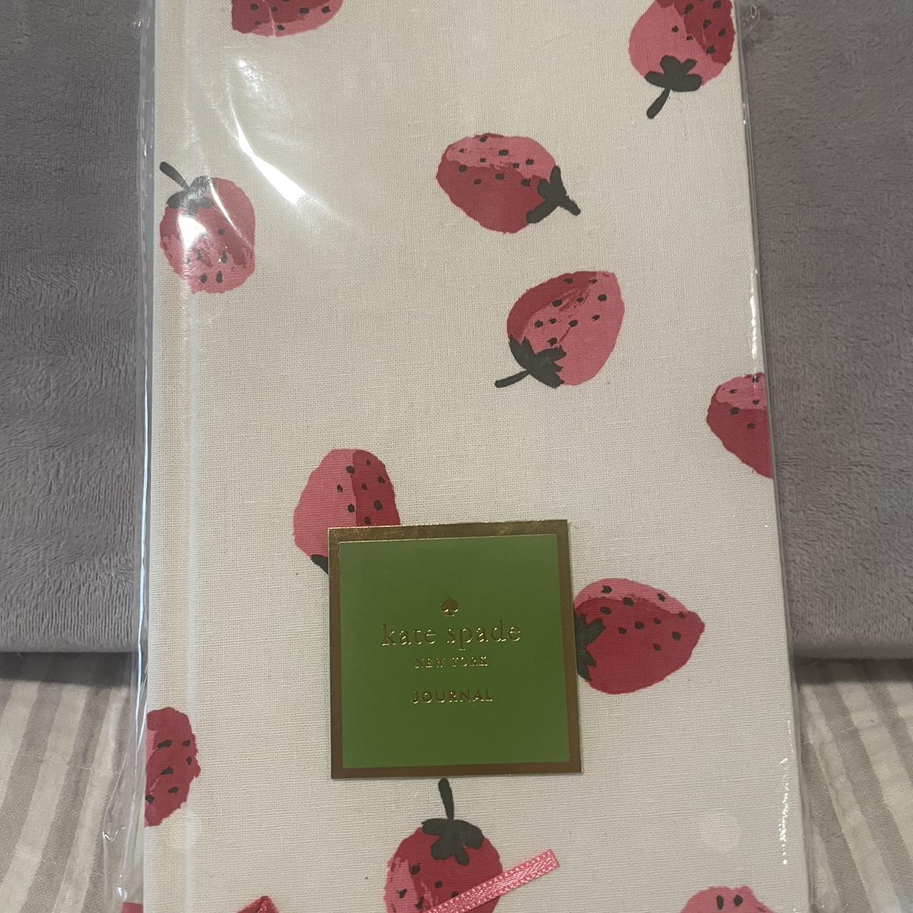 Kate spade word to the wise strawberries hardcover... - Depop