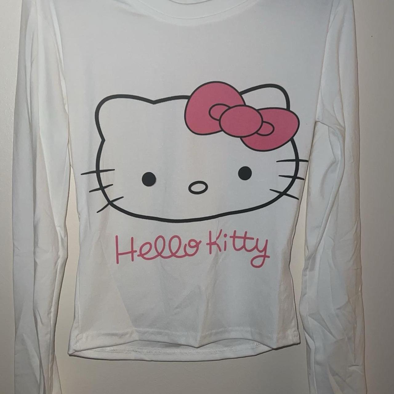 Hello kitty white t-shirt - Depop