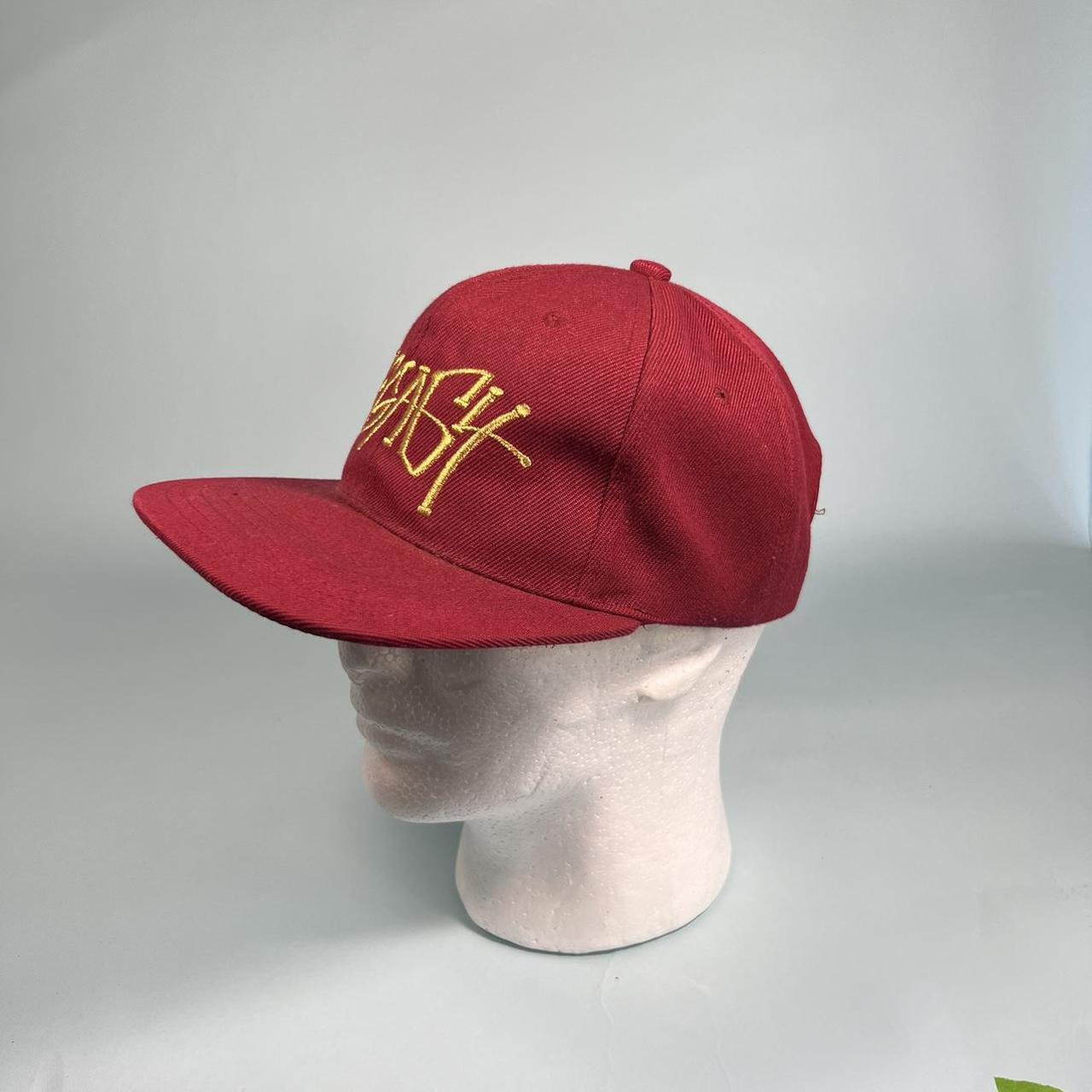 Mega64 Maroon SnapBack Hat Note: Used. Could use a... - Depop