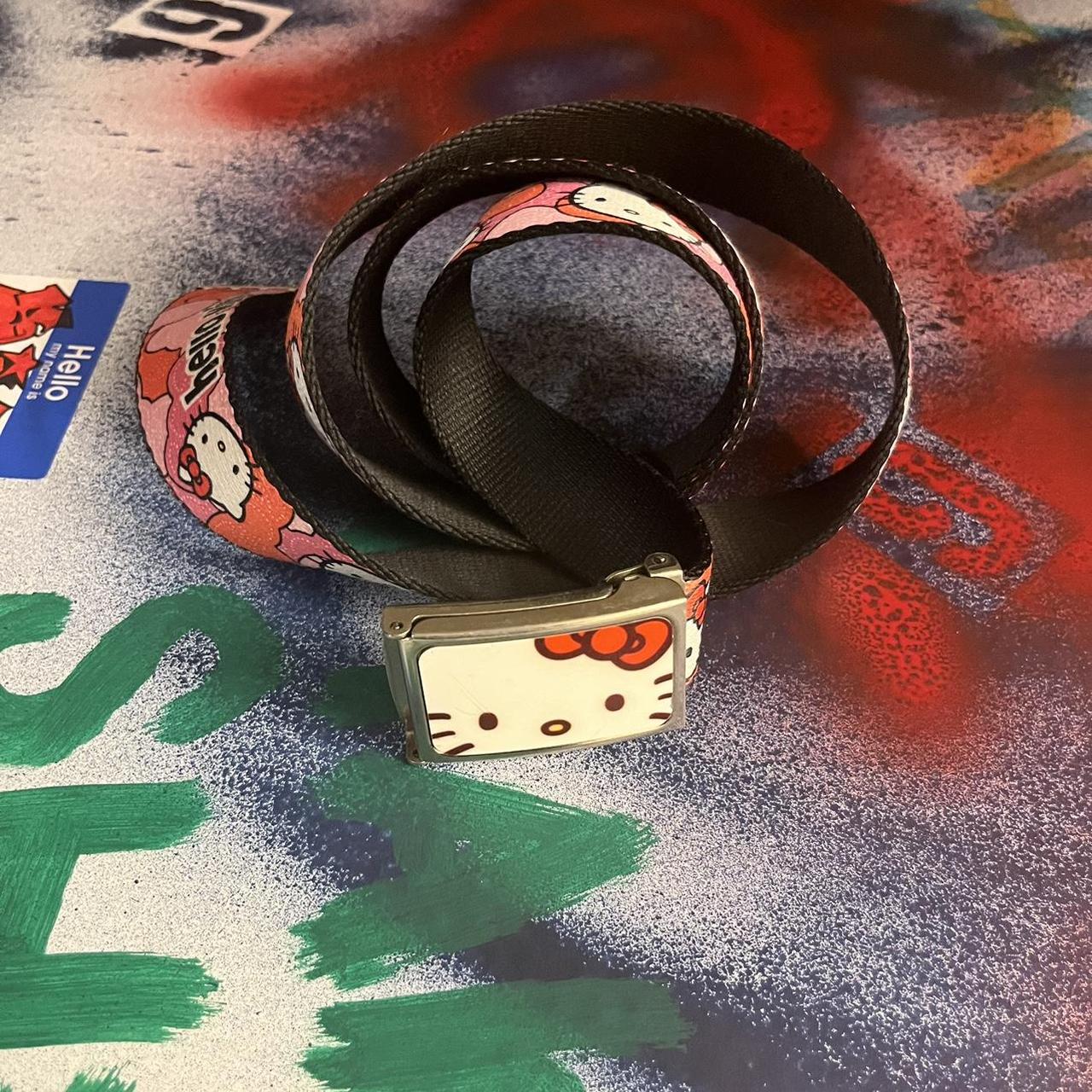 hello kitty belt really good condition worn a few... - Depop