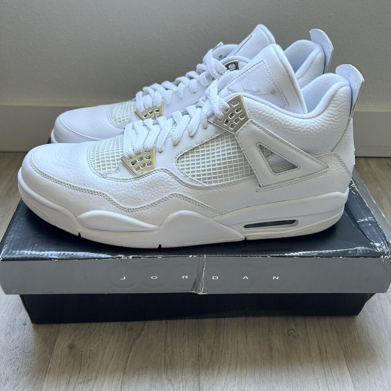 Air Jordan 4 “Silver Anniversary” - Size 13 - Depop