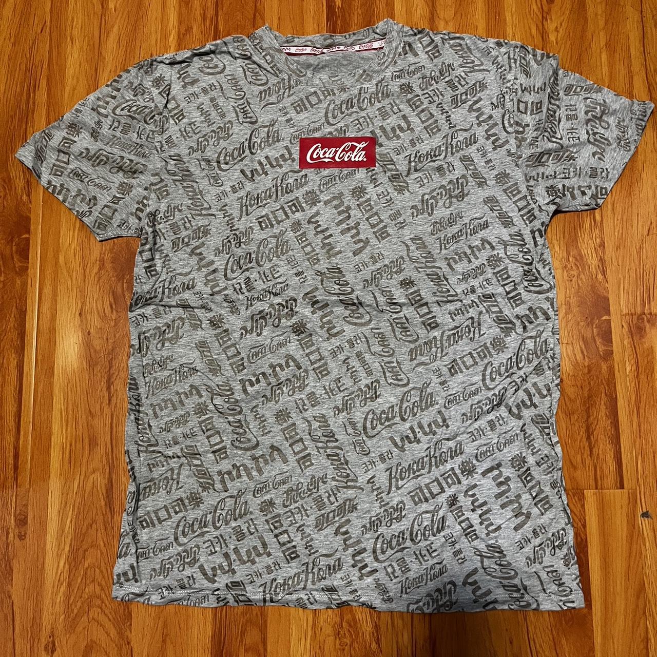 Multi-language Coca-Cola T-shirt - Depop