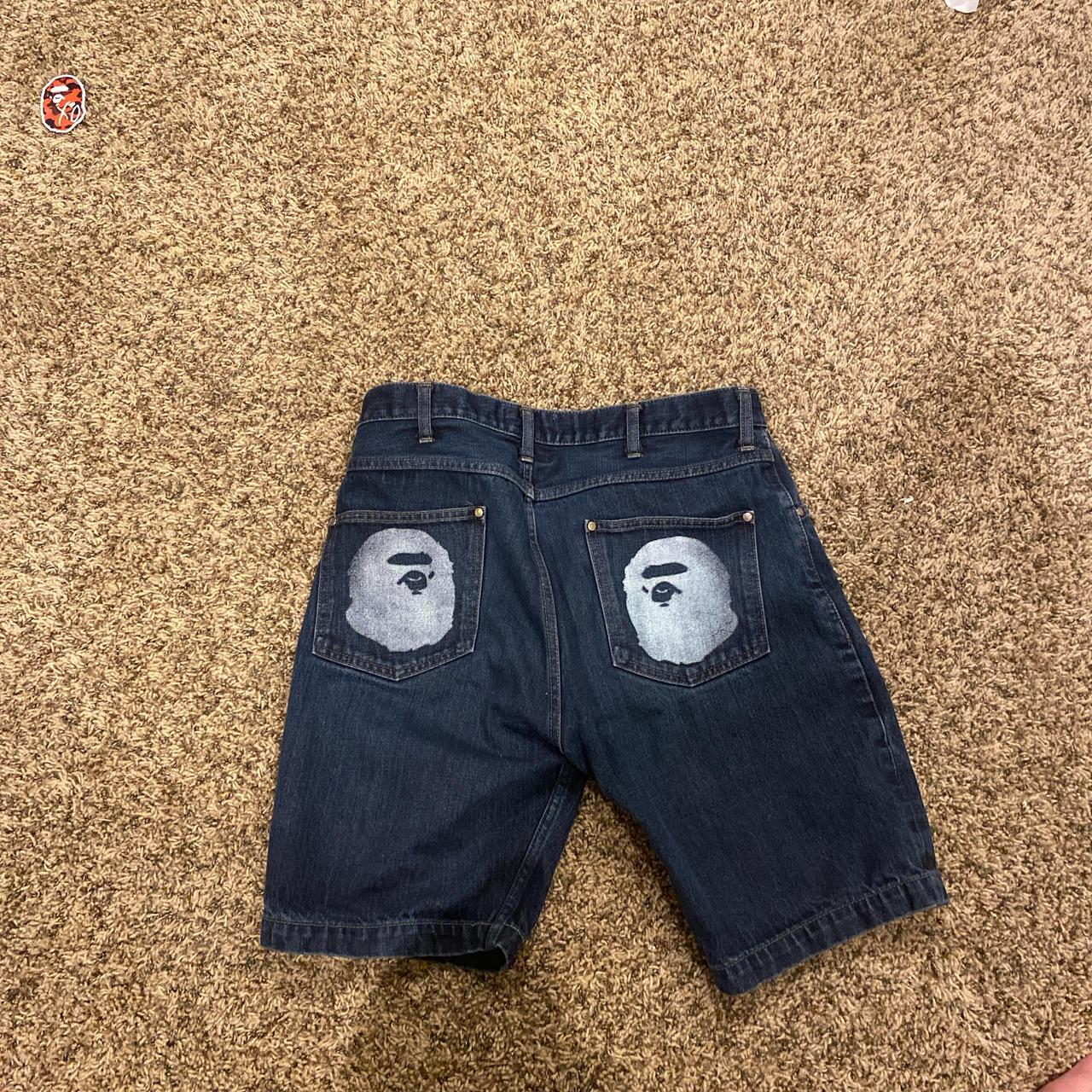 Rarely worn bape jorts - Depop