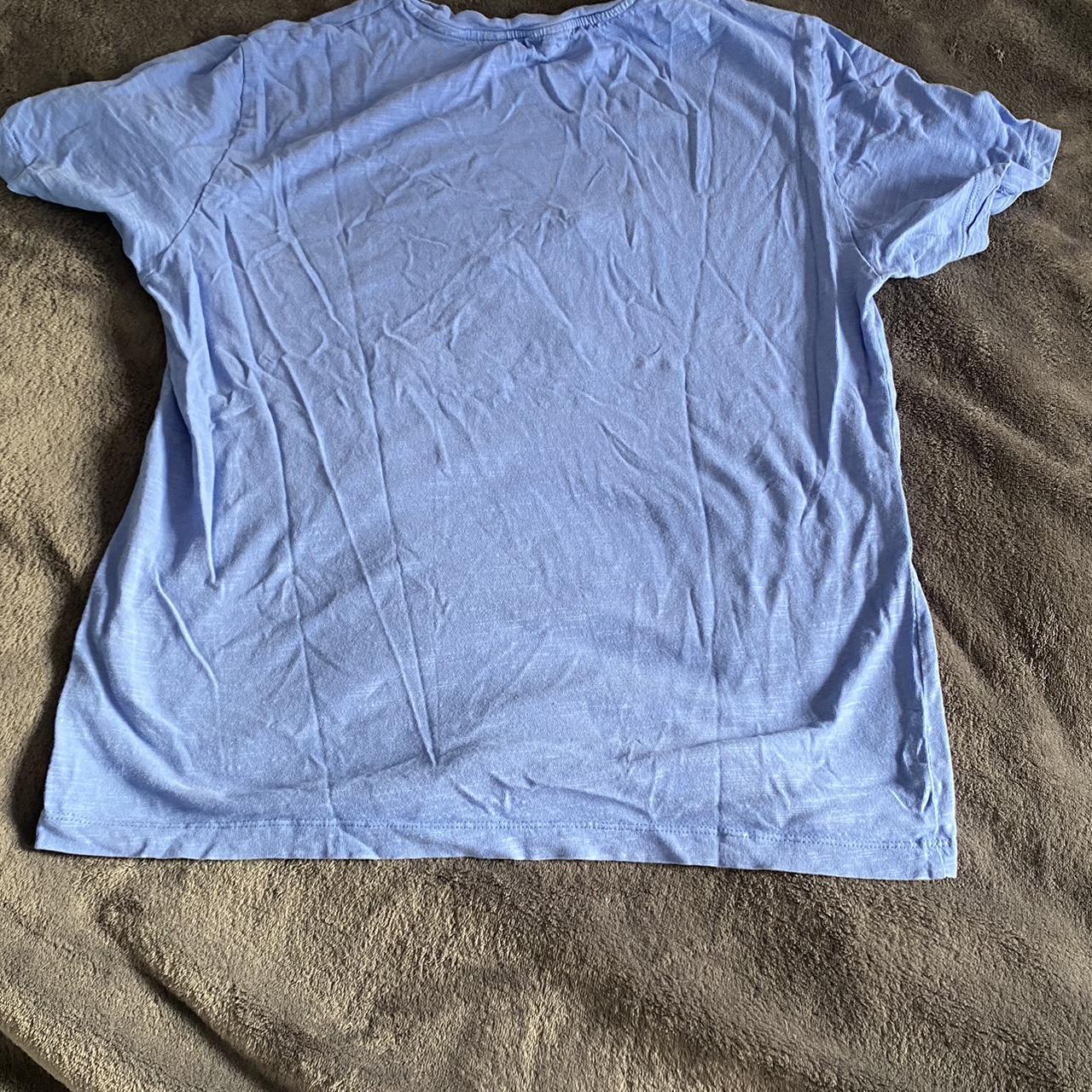Full length blue print top - Depop