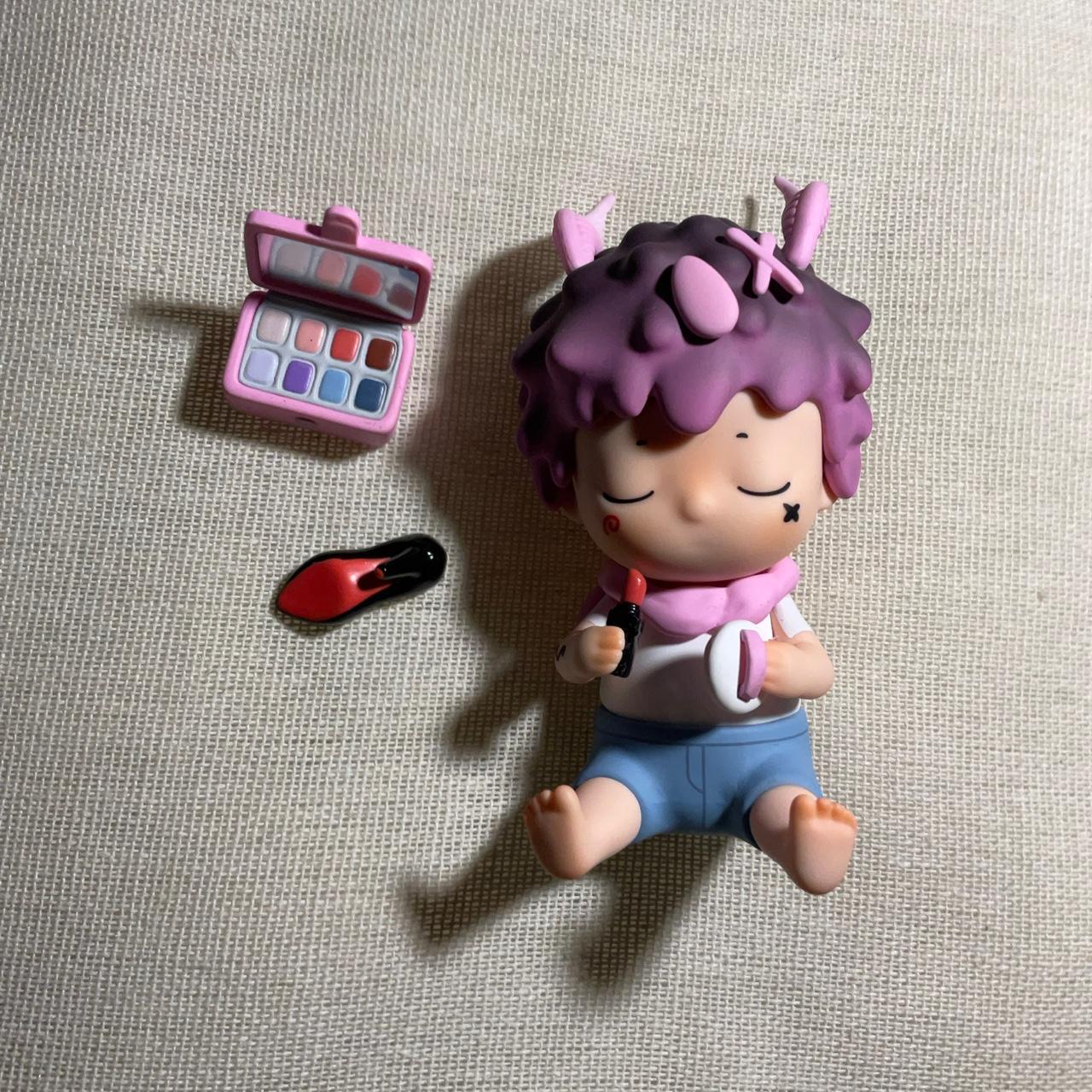 POPMART Cute pink and purple makeup figure #kawaii... | Depop