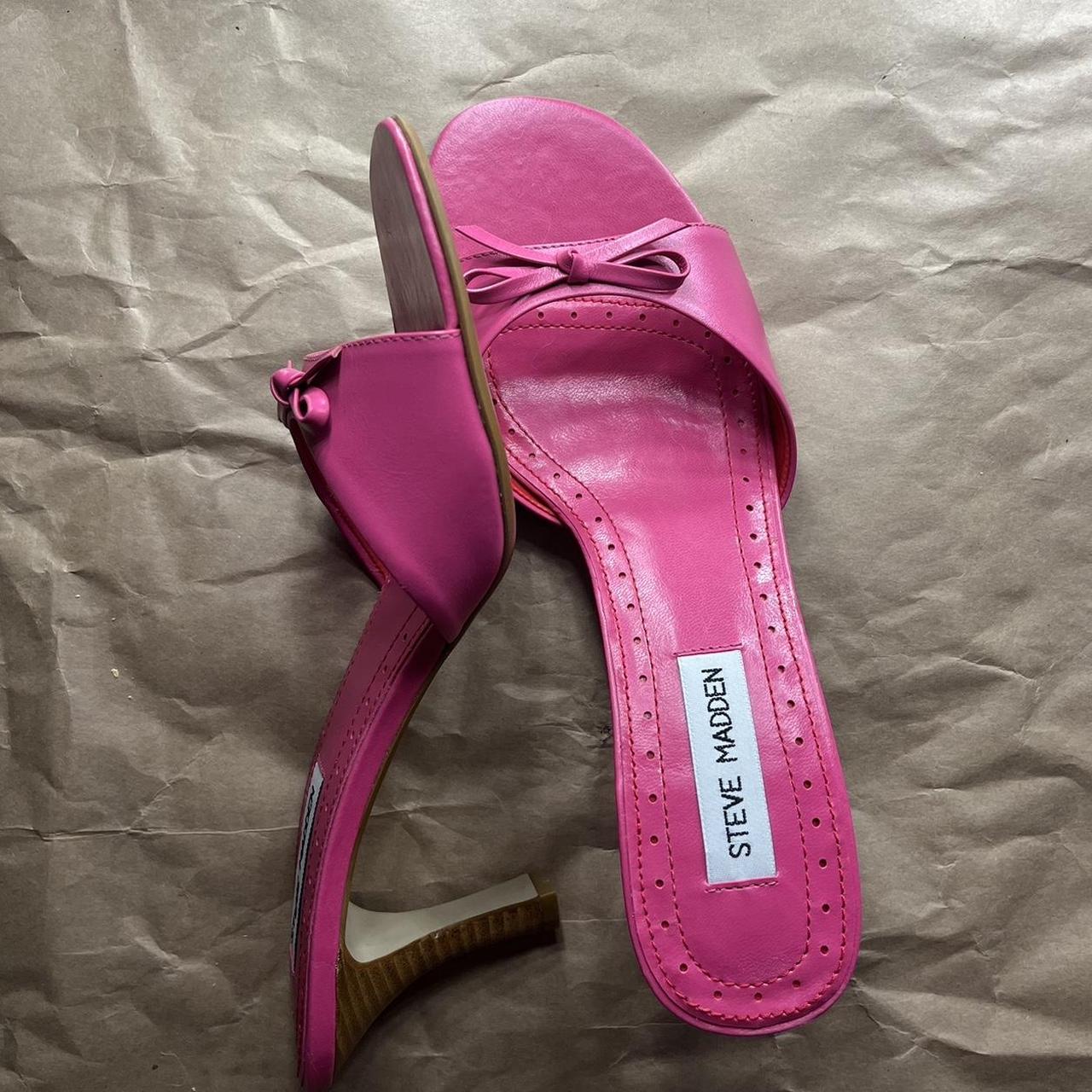 pink patent leather mule, with bow 🖤 ‘the Elle... - Depop