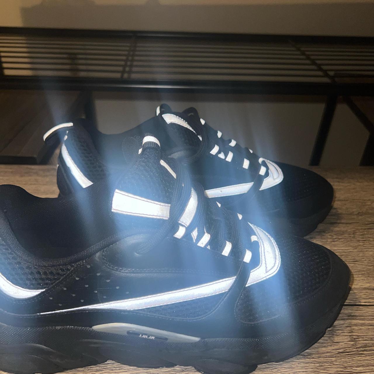 Dior b22 Black-Silver Bought For 1,300 Barely... - Depop