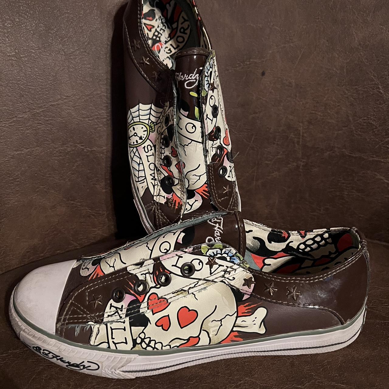 Woman’s Ed Hardy shoes - Depop