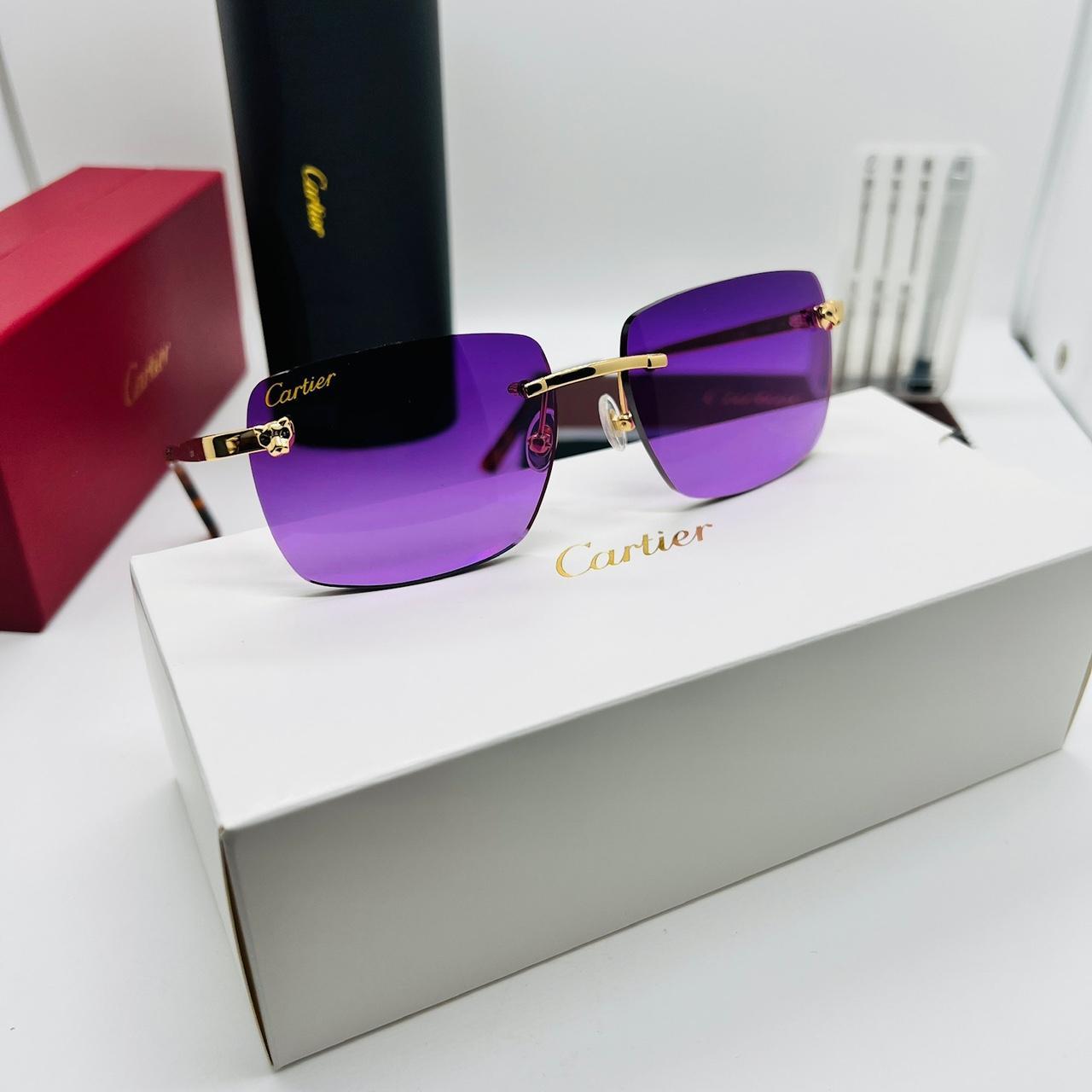 Pantherè Purple Cartier sunglasses new color😍😍😍 - Depop