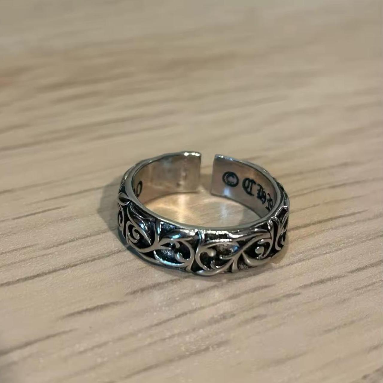 Y2K Chrome Hearts Ring High Quality I... | Depop