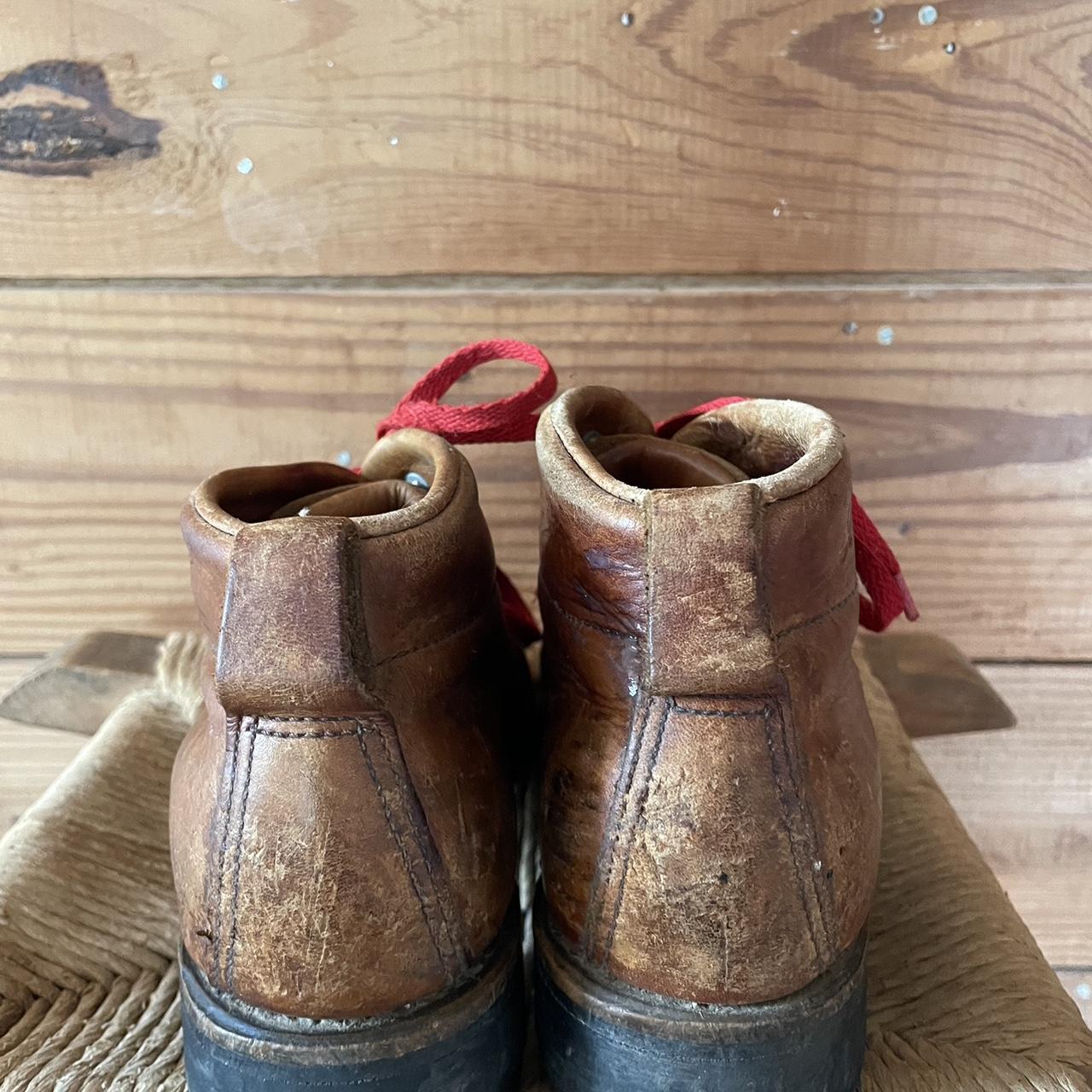 Danner Vintage Classic Hiking Boots- Size 8 B Brown... - Depop