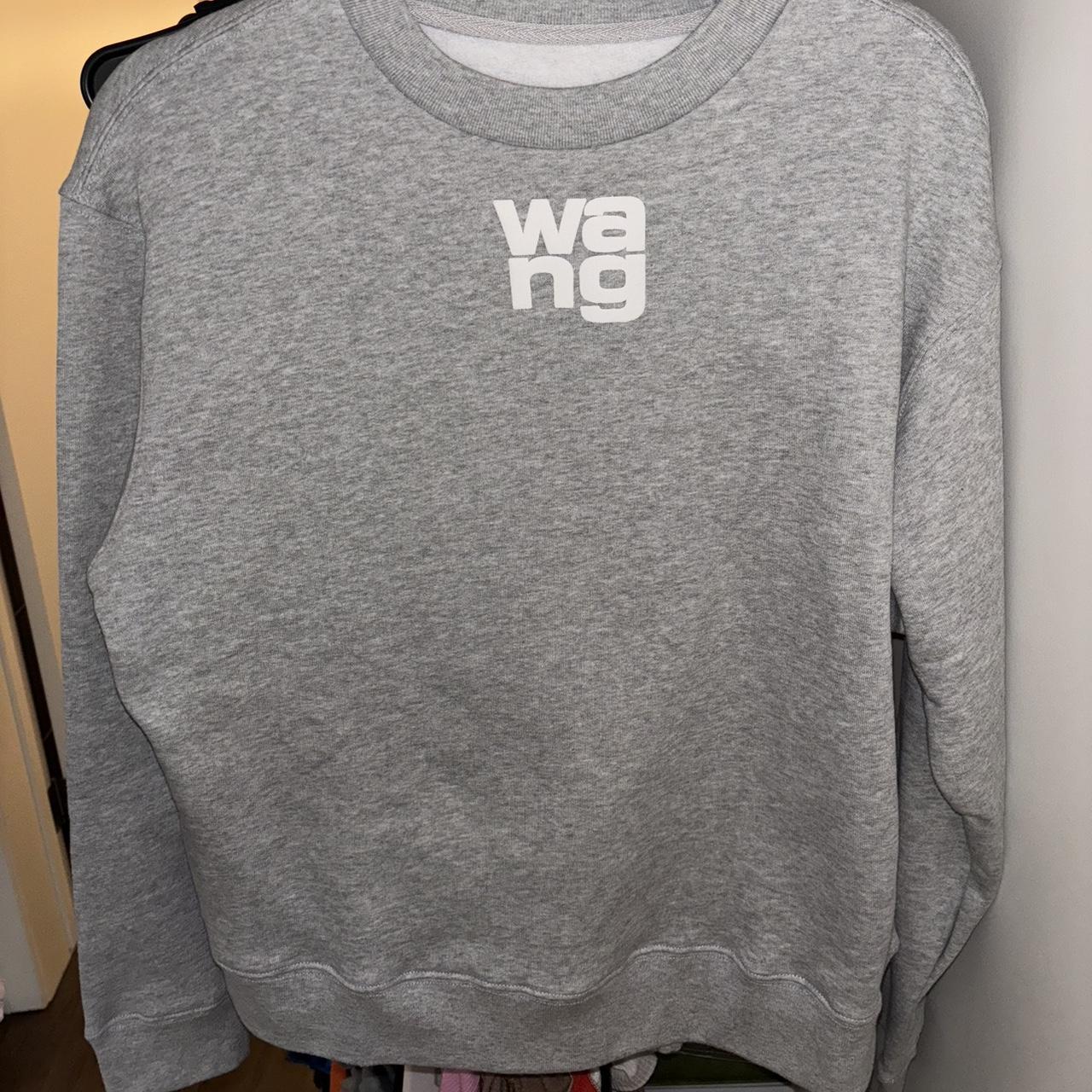 Alexander Wang grey sweatsuit sweater + sweatpants... - Depop
