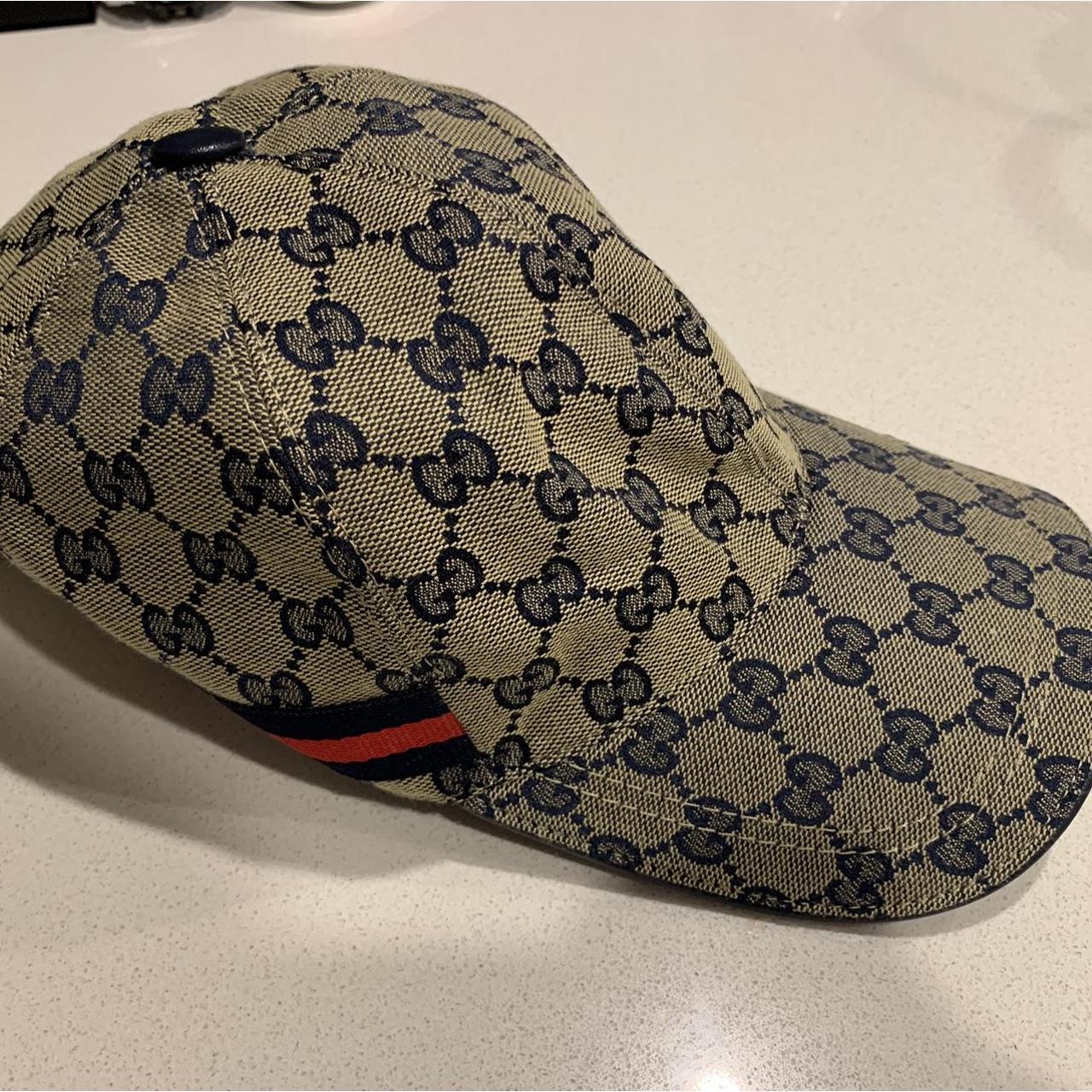 Brand new original GG canvas cap with adjustable... - Depop