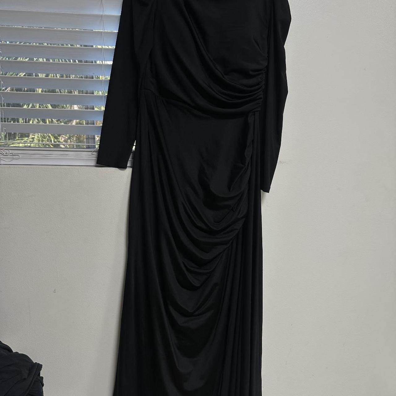 Black Turkish modest wedding formal dress, long... | Depop