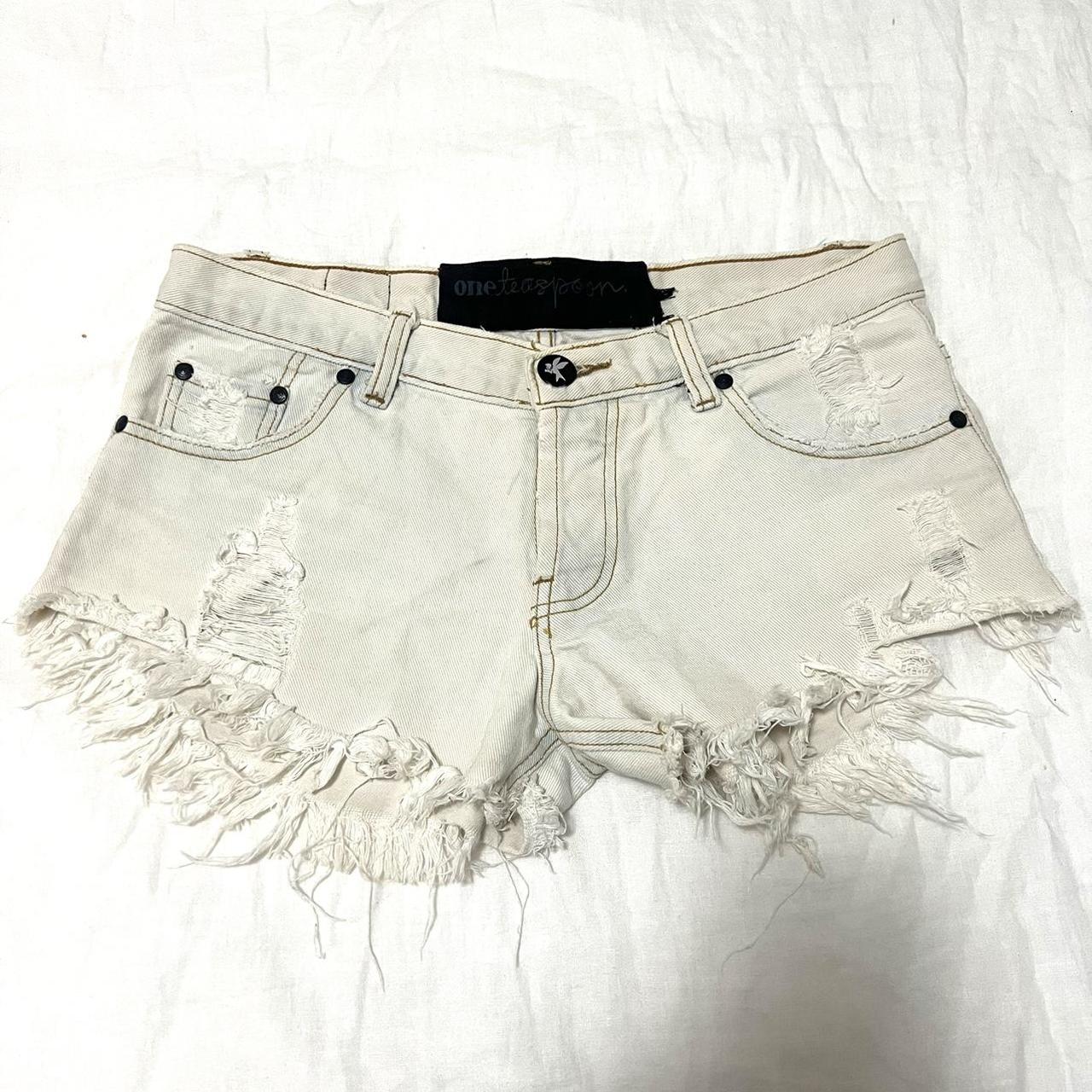 One Teaspoon denim shorts Size 12 - small fit | Depop