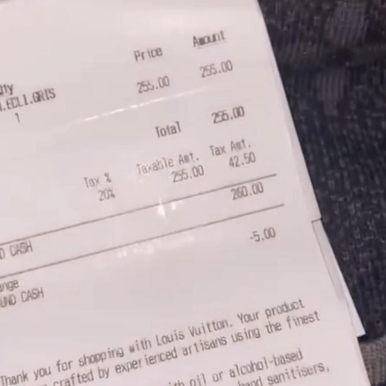 Men’s grey Louis Vuitton beanie WITH RECEIPT - Depop