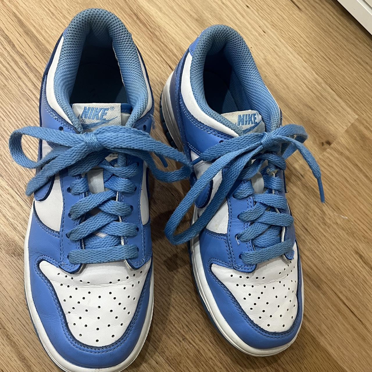 Nike Dunks (University Blue) Women (6) Men (4.5) - Depop