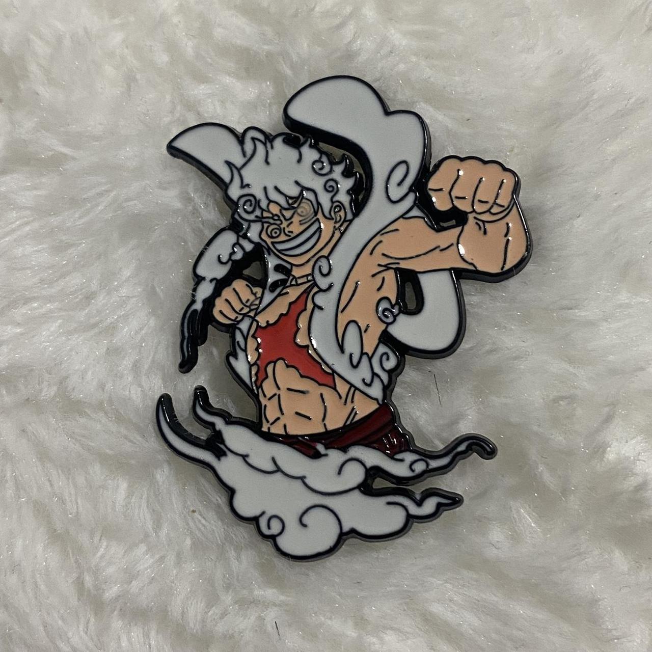 Gear 5 Luffy Enamel Pin -perfect for bags ect... | Depop