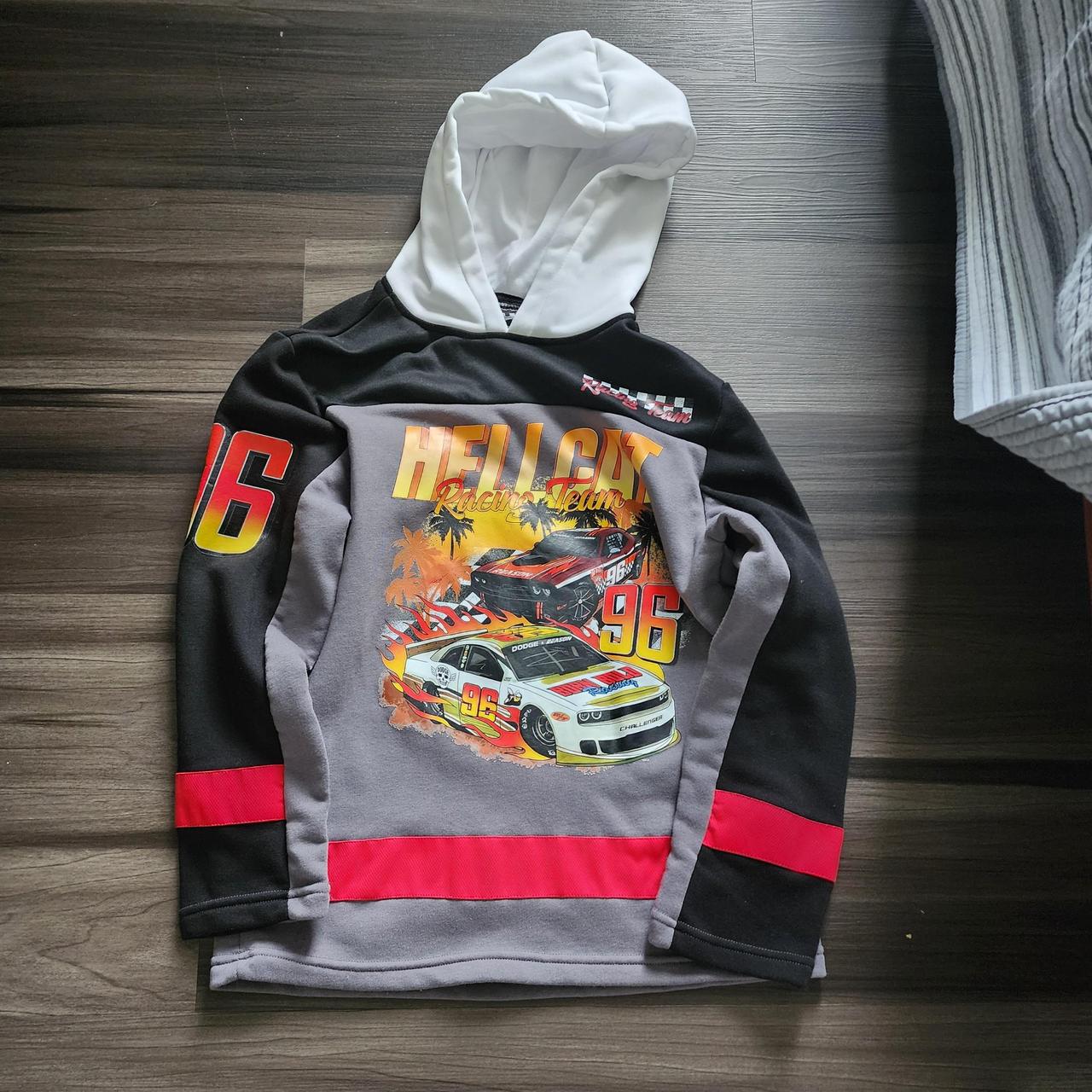 hellcat graphic hoodie. brand new. size small mens | Depop