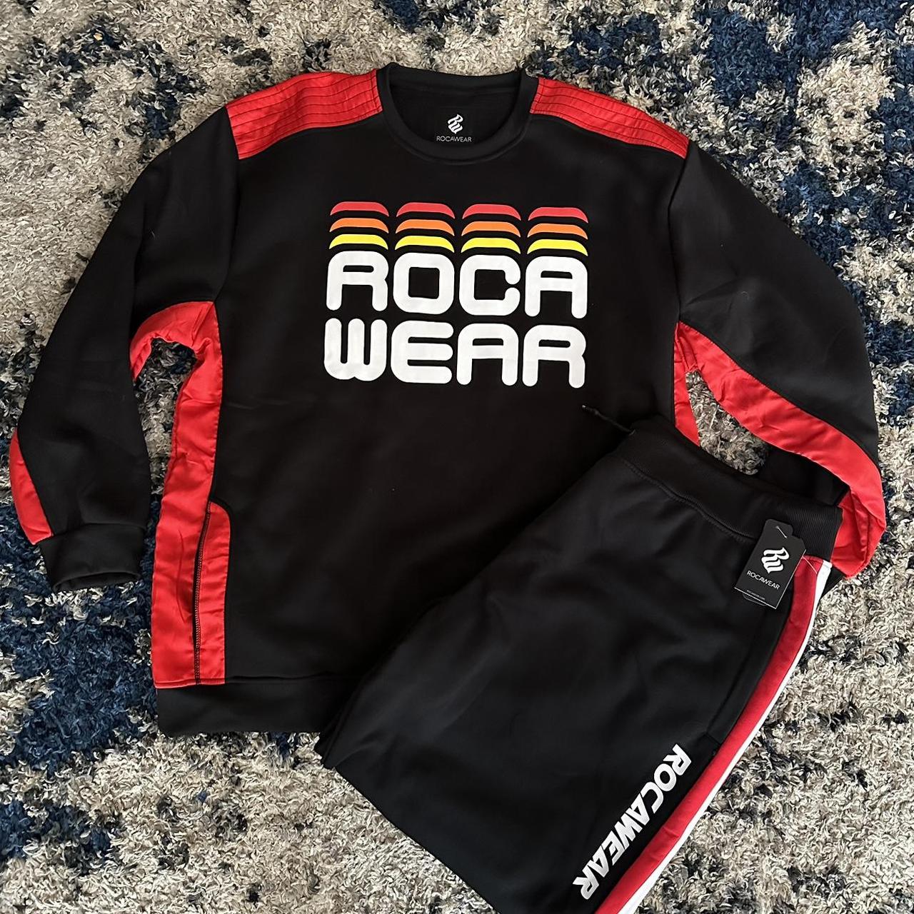 Vintage Rocawear Men's 2 Piece Track Suit Jacket 5XL - Depop