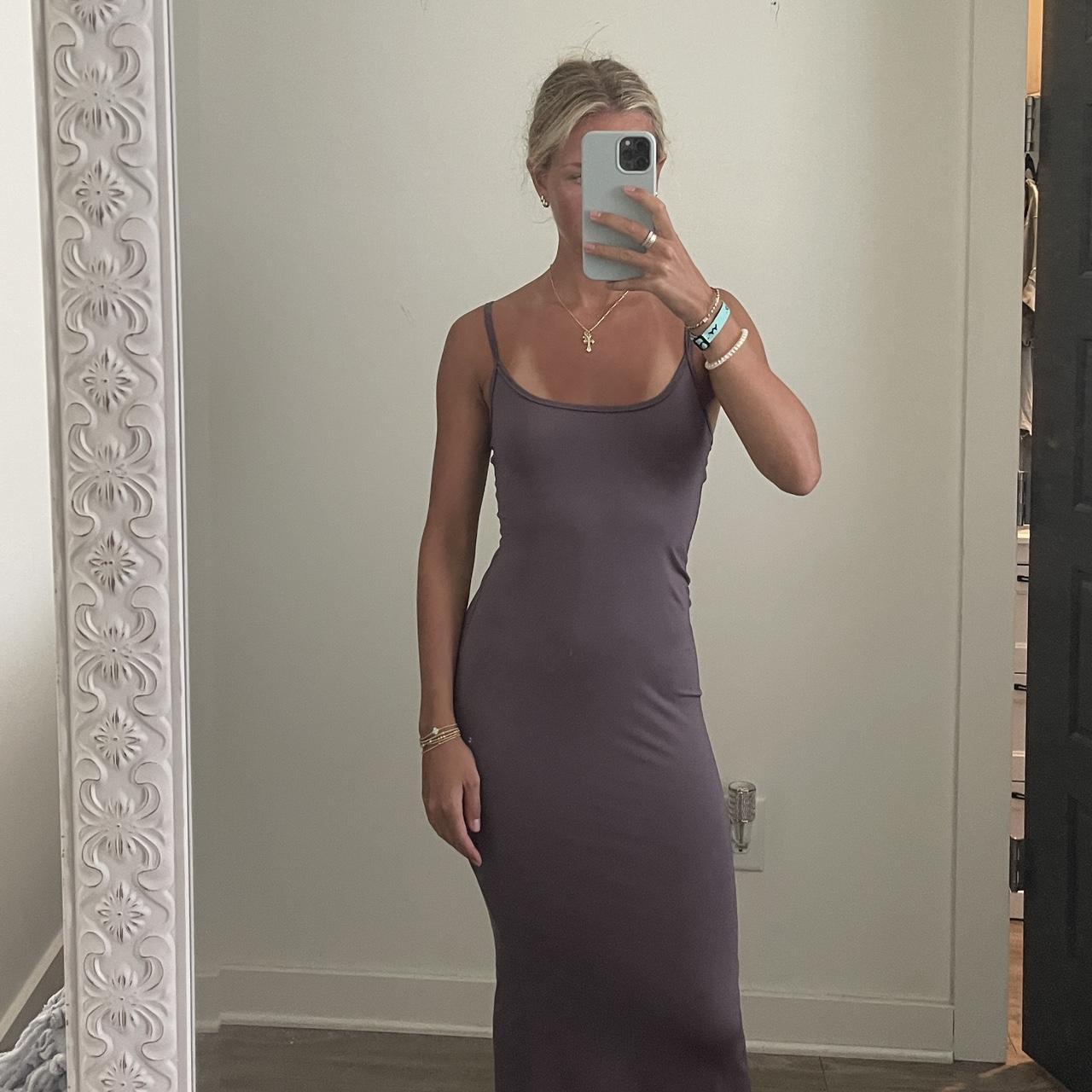 plum bodycon skims dupe | Depop