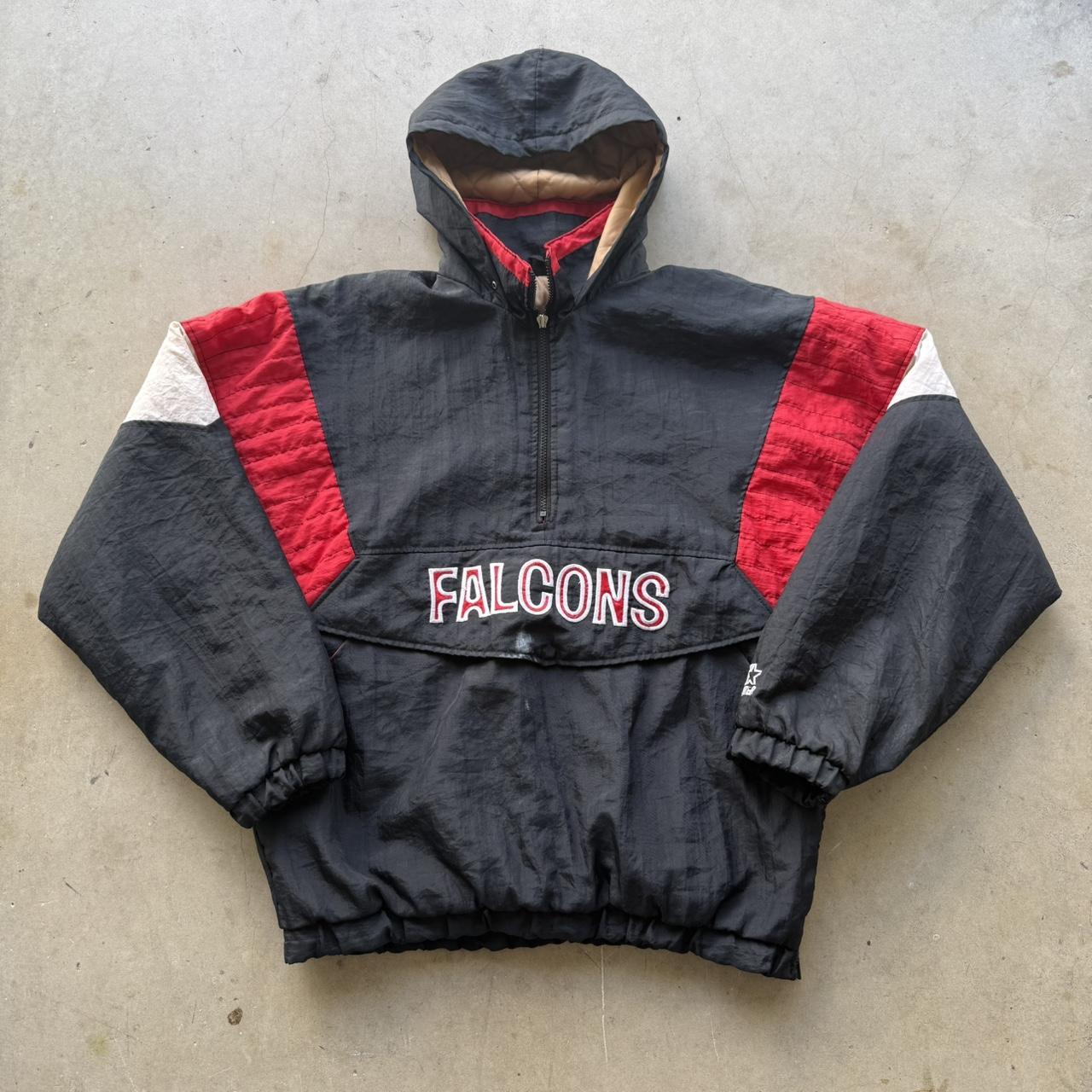 Starter Atlanta Falcons jacket Size L ‼️Some stains... | Depop