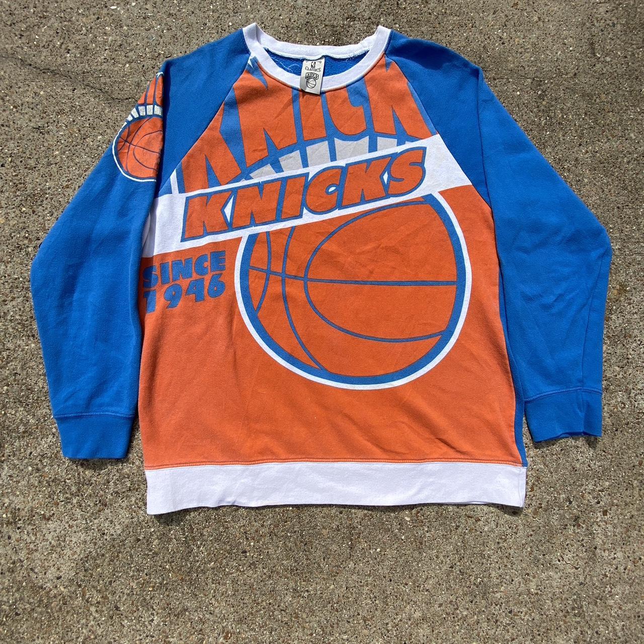 -Vintage Knicks Crewneck -Great fade on... - Depop