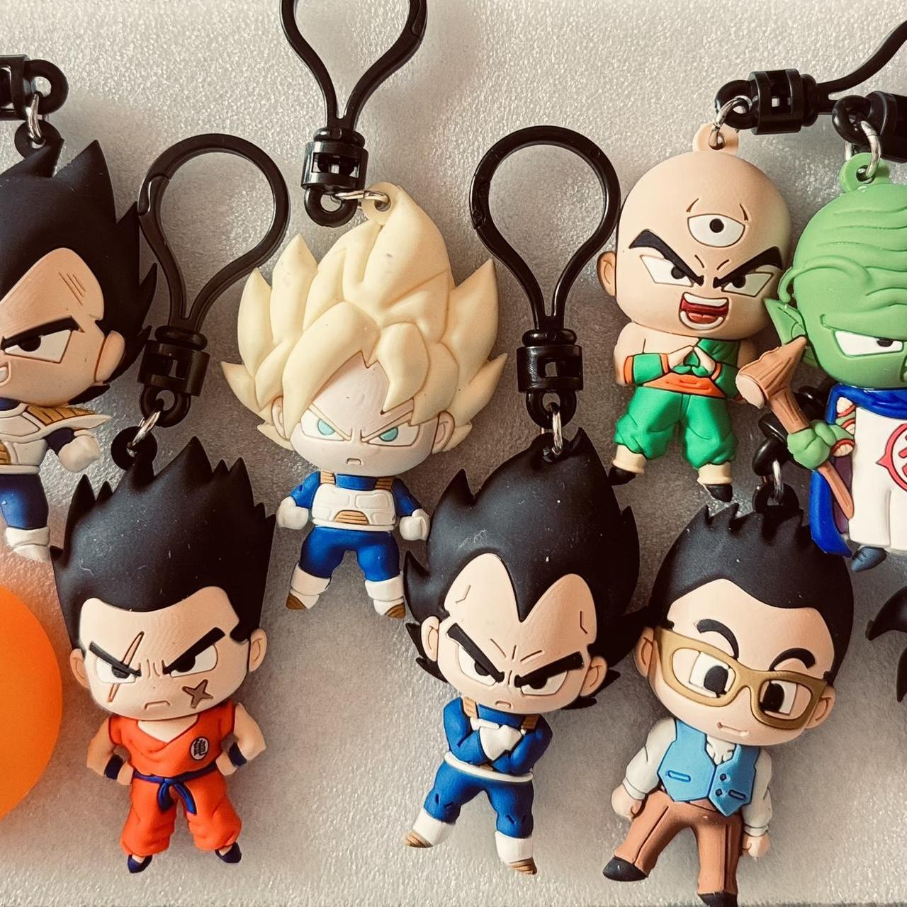 Dragon Ball Z keychain set 2”tall- 10 pieces,... | Depop