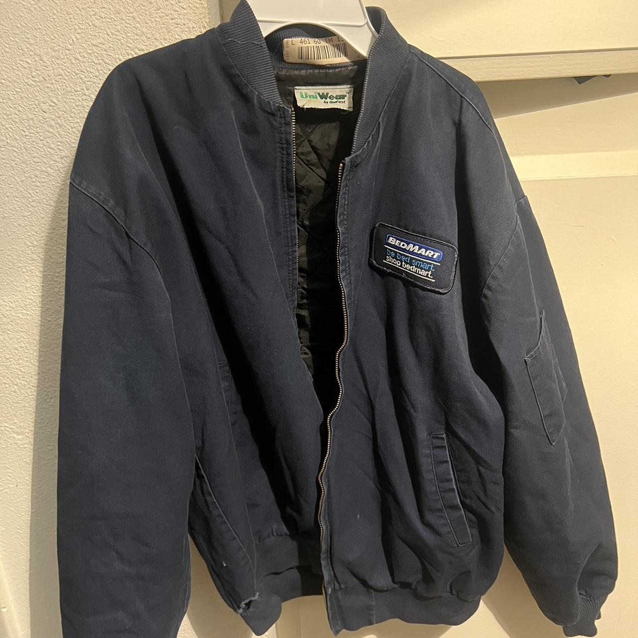 Navy Blue Y2k Jacket Size - Fits like a... - Depop