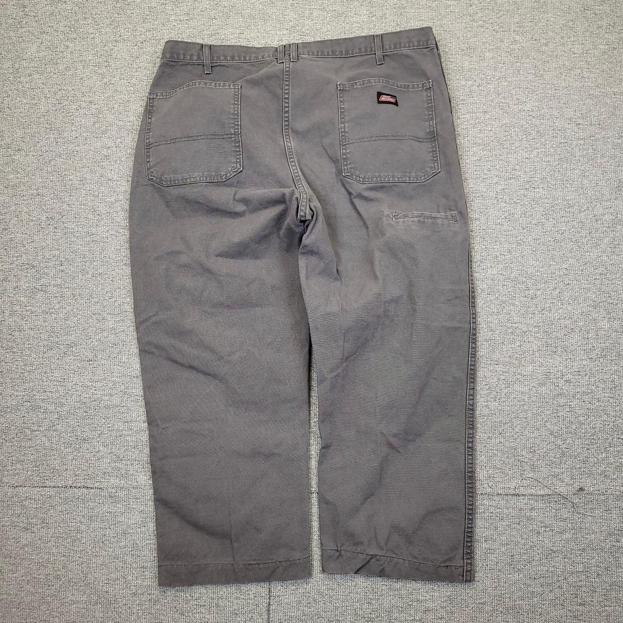 Vintage Dickies Dark Gray Twill Work Pants Workwear... - Depop