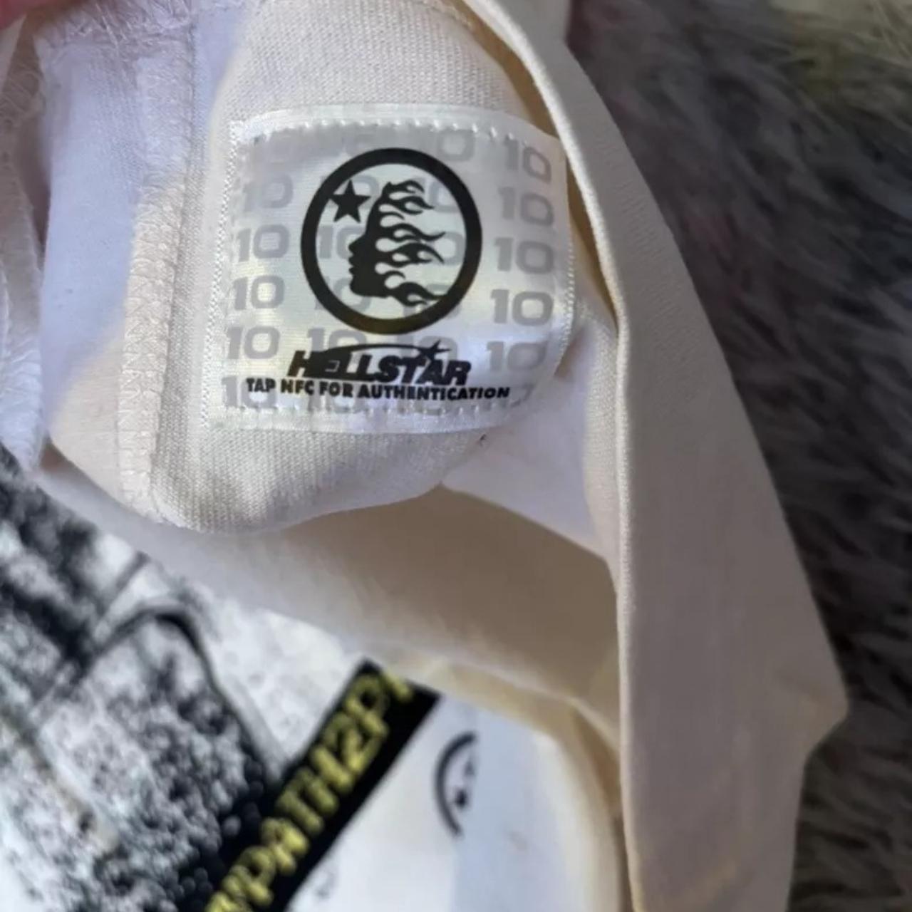 Size Medium Authentic Hellstar Pixel With NFC Tag - Depop