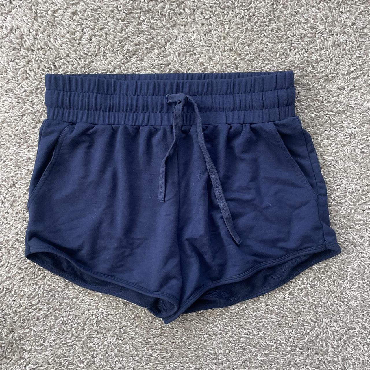 fabletics navy lounge shorts perfect... - Depop