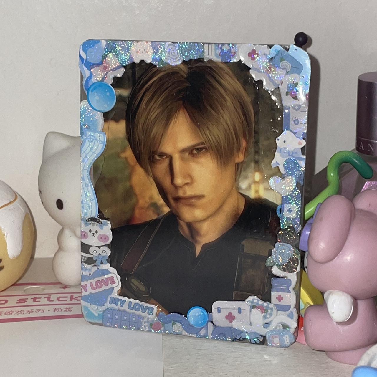 Blue Leon S Kennedy resident evil (backround items... - Depop