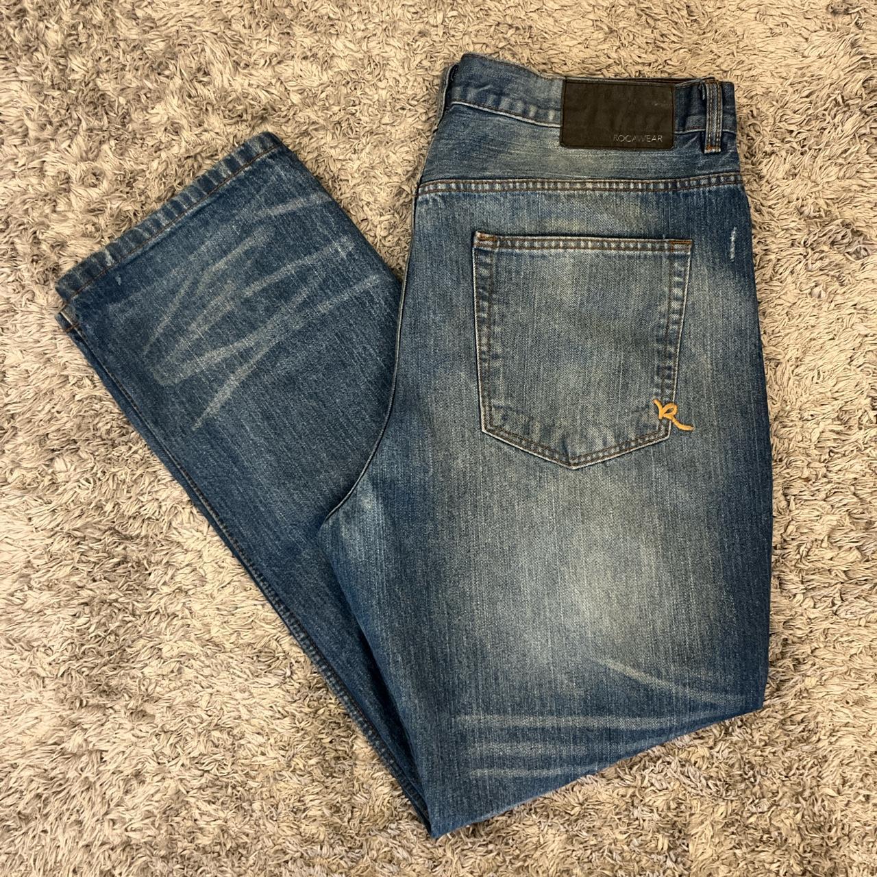mens Rocawear jeans 42x36 - Depop