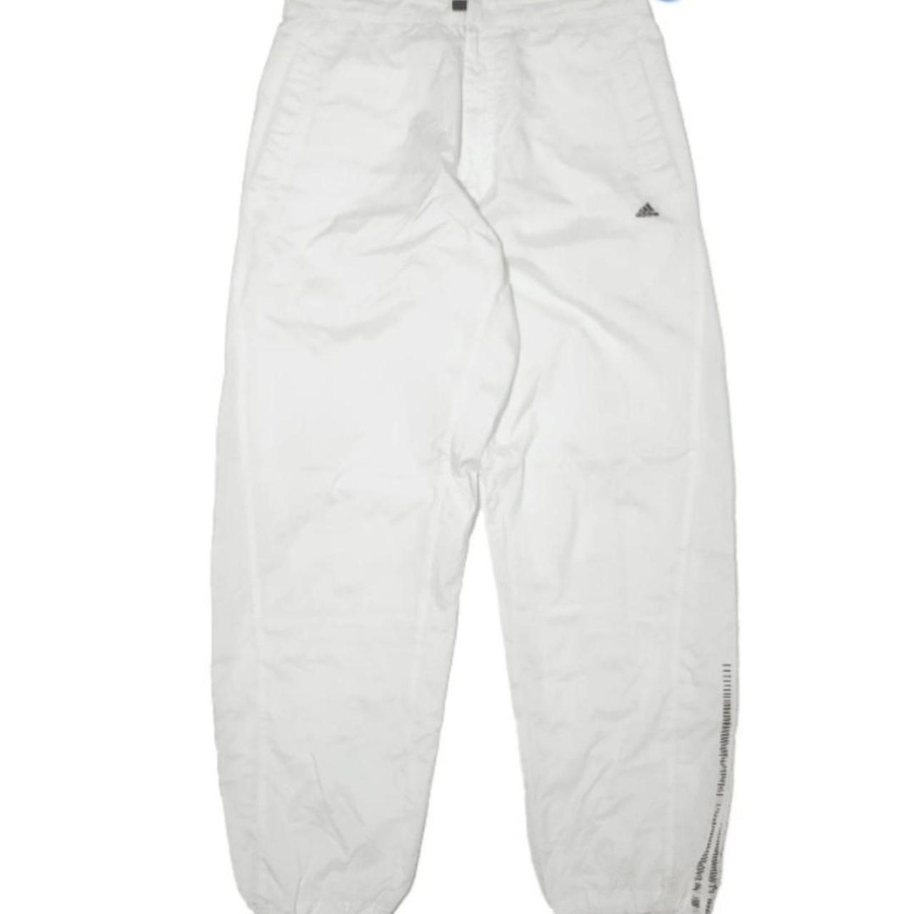 Adidas joggers ADIDAS Track Pants White 90s... - Depop