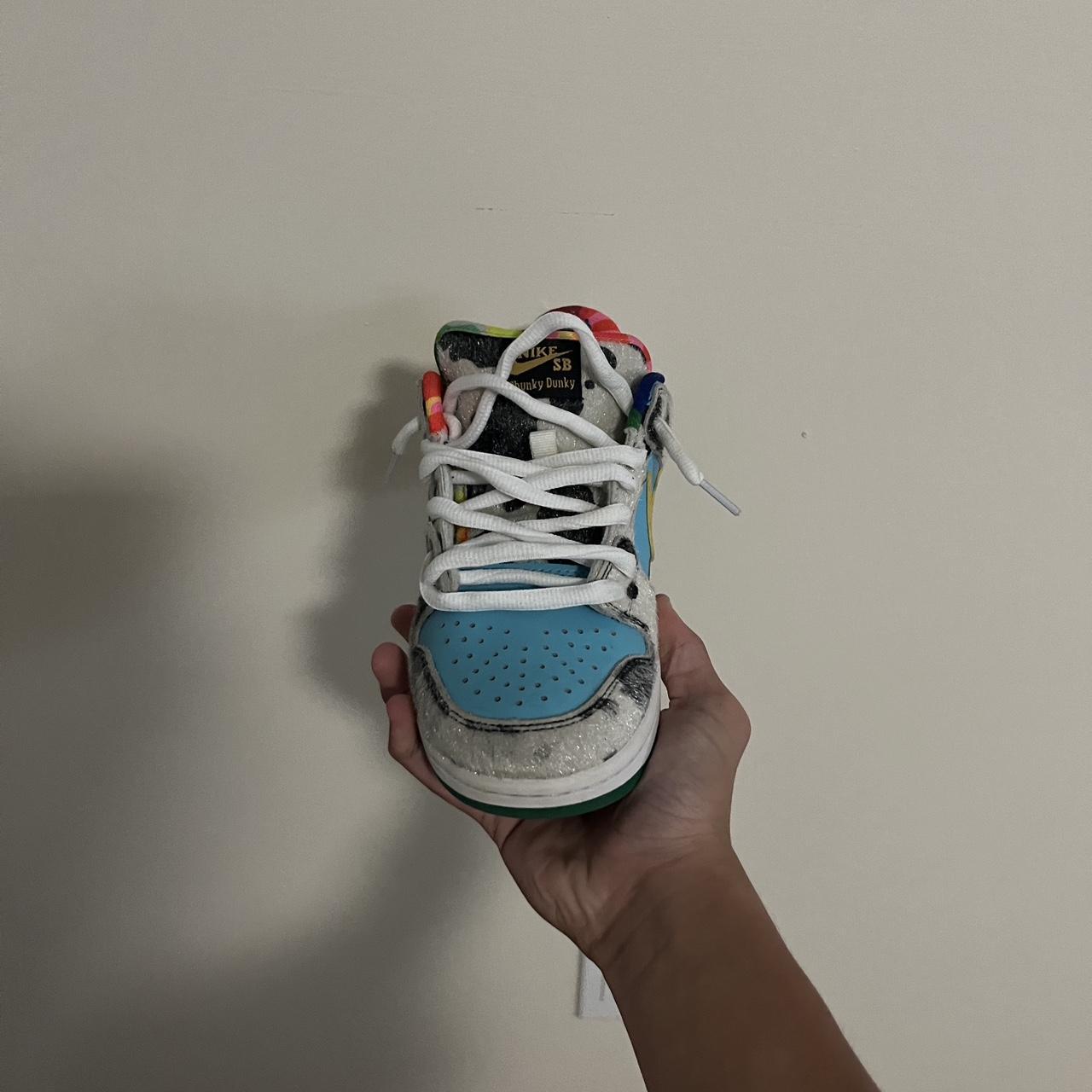 Chunky dunks low, Size 7 in mens, No box no insoles,... - Depop