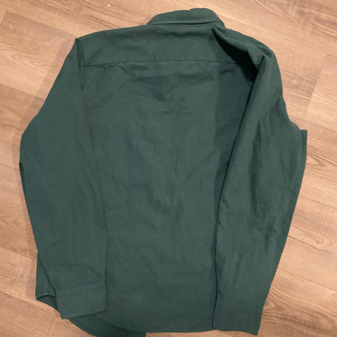Abercrombie and Fitch green long sleeve dress shirt.... - Depop
