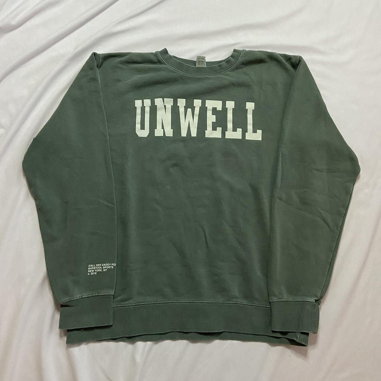 Barstool call her daddy unwell crewneck Chest:... - Depop