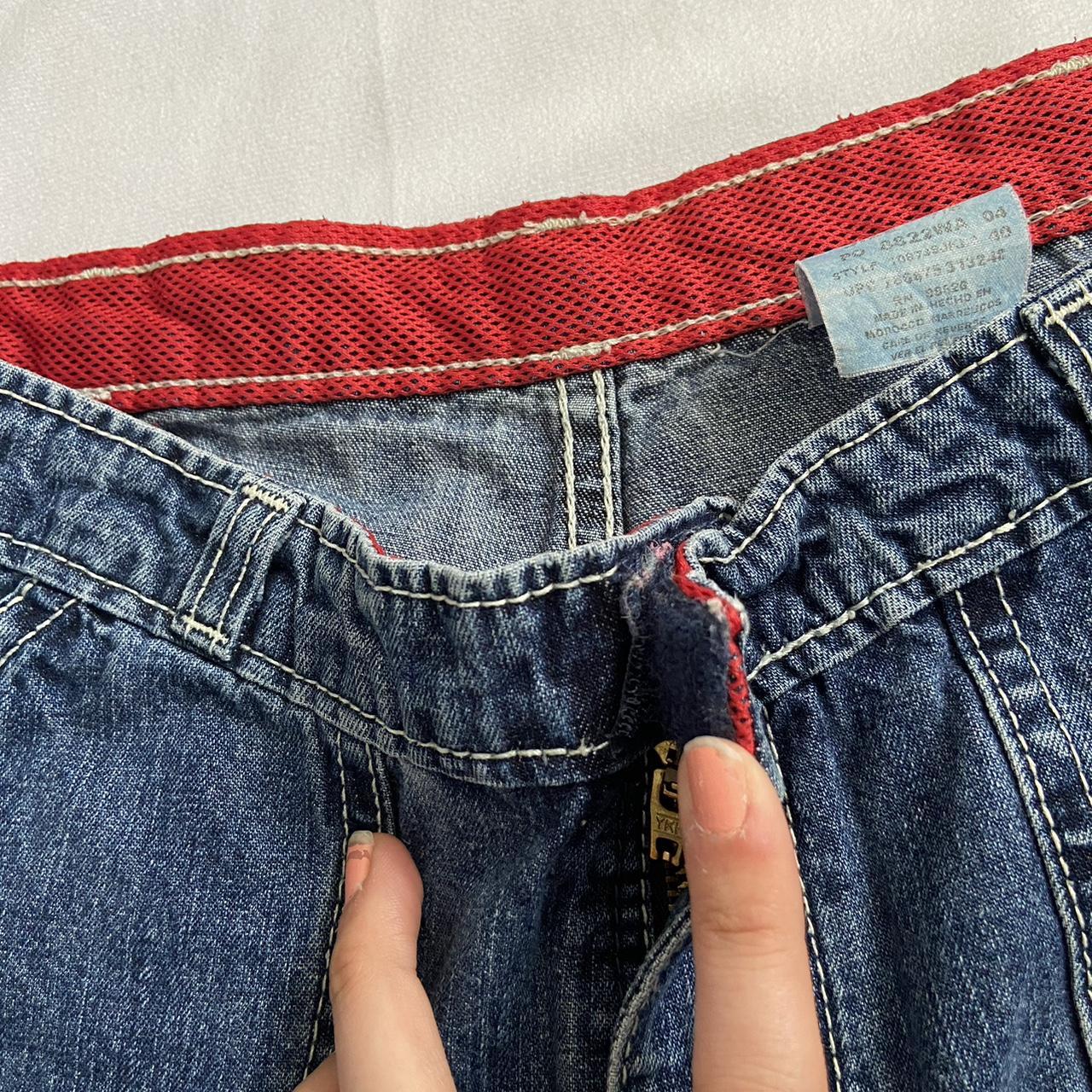 Y2K jordache mini cargo jorts. Great condition.... - Depop