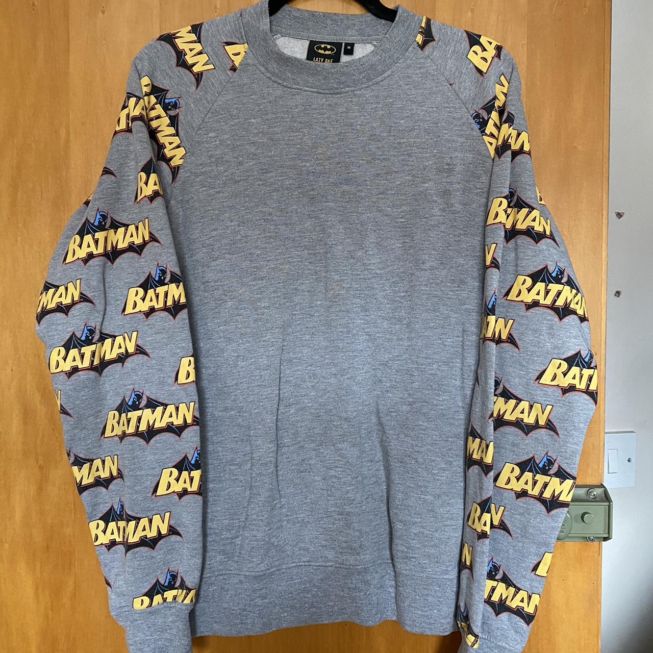 Lazy Oaf Batman collab jumper barely worn size... - Depop
