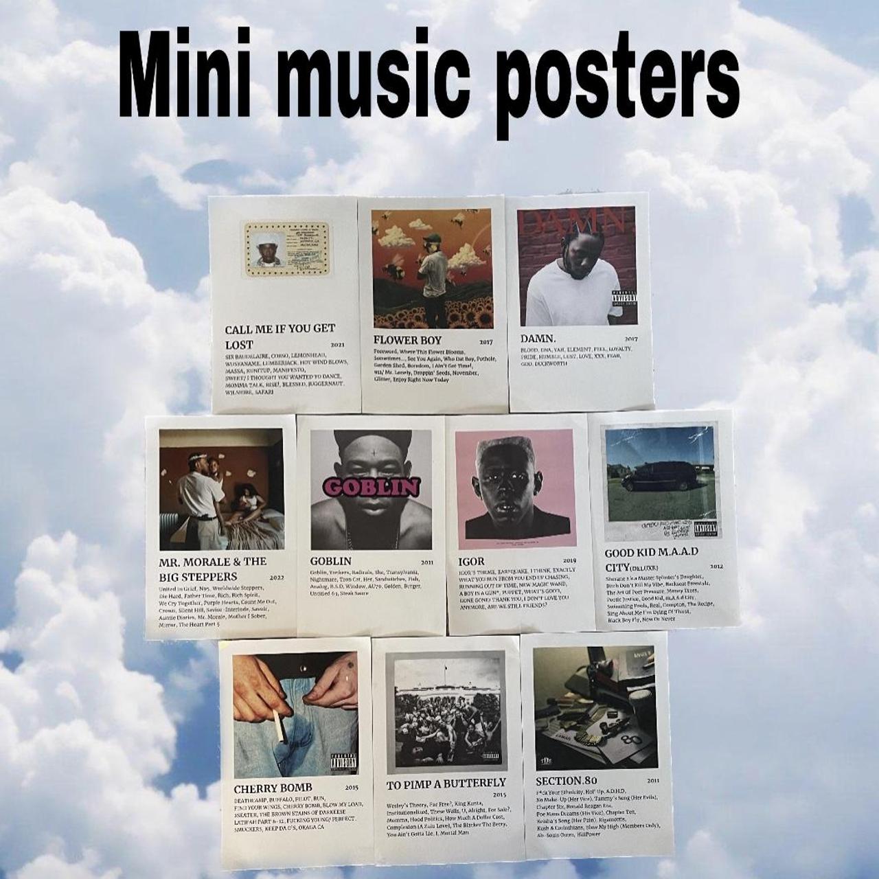 Small music posters. Sick accesorie for walls in room. - Depop