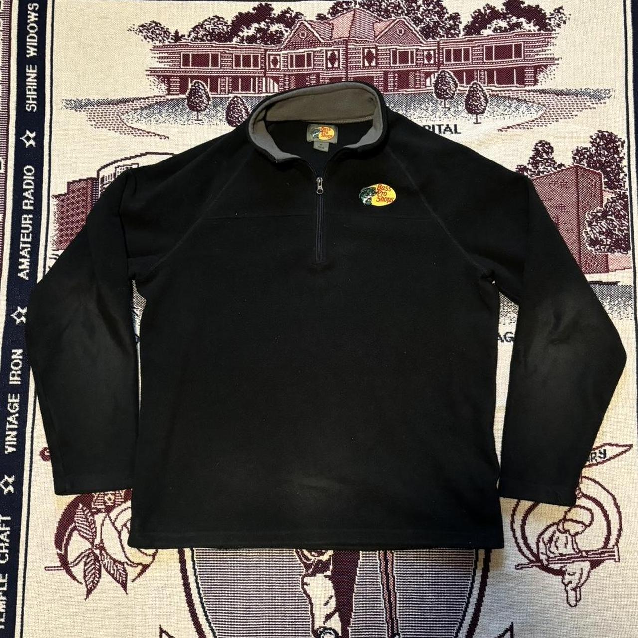 Vintage Bass Pro Shops Fleece Quarter Zip - super... - Depop