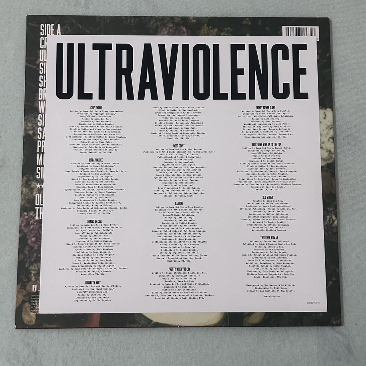 lana del rey ultraviolence urban outfitters... - Depop